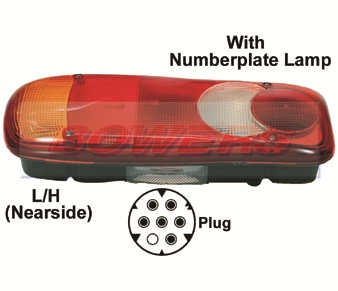 Genuine Vignal 152170 LC5 Rear Combination Tail Lamp/Light Unit For DAF ...