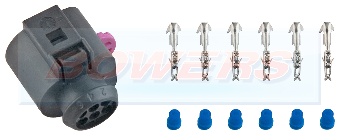 6 Pin Audi/Seat/Skoda/VW/Kia/Hyundai Connector Plug 1J0973713 ...