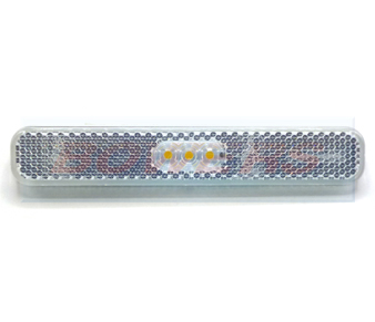 12v White Rectangular Stick On Self Adhesive LED Caravan Motorhome ...