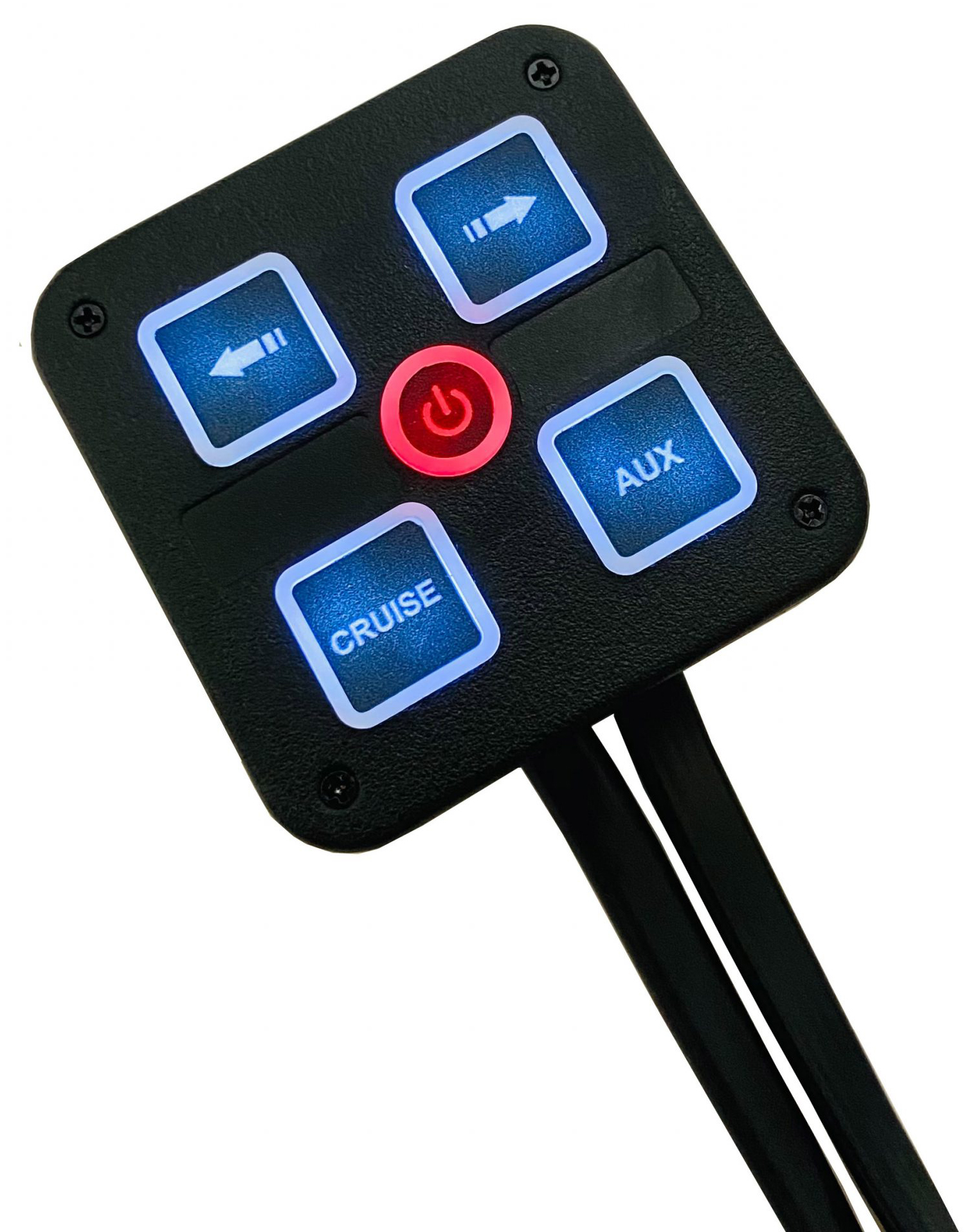 4 Way Multipurpose Switch Control Panel For LED Beacons Light Bars Work Lights - Bowers Parts Online