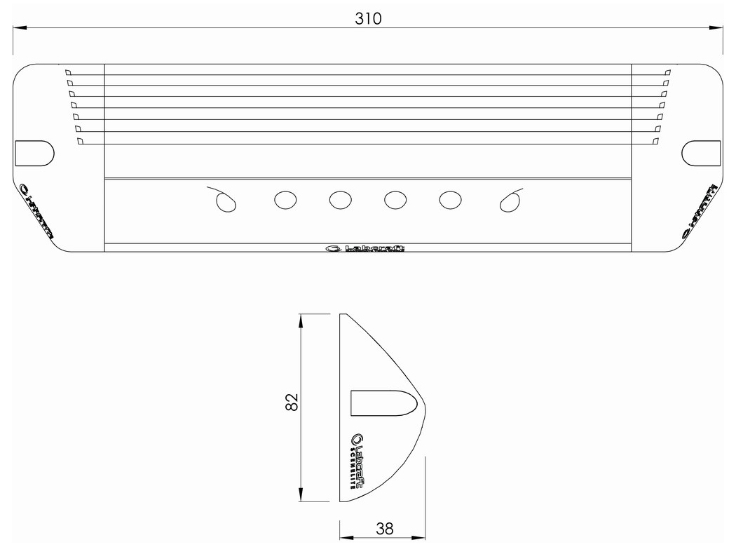 Labcraft 12v/24v Scenelite SI6 Angled LED Interior/Exterior Light - H ...