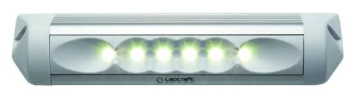 Labcraft 12v/24v Scenelite SI6 Silver/White Angled LED Exterior Light ...